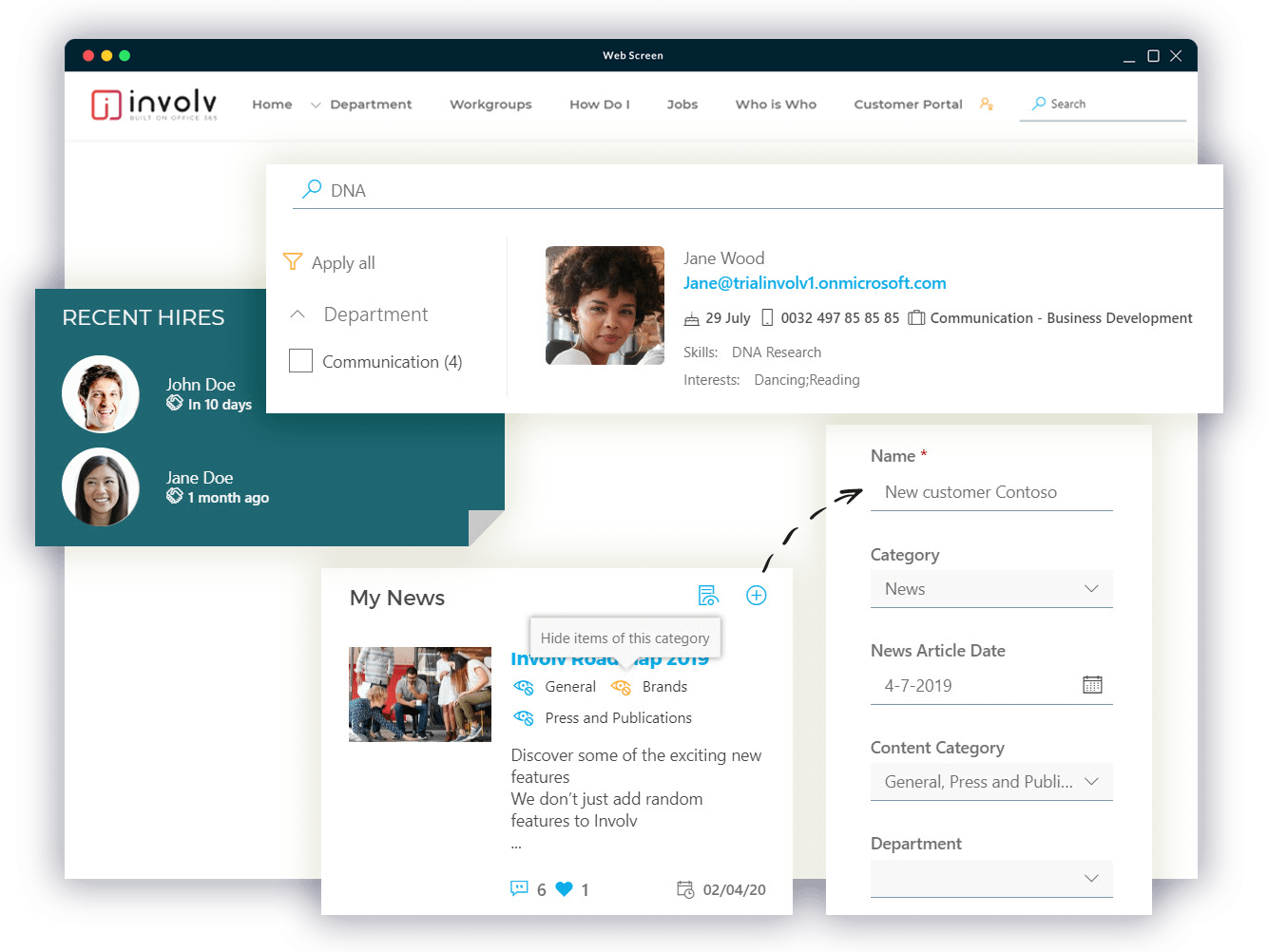 Healthcare intranet | Involv