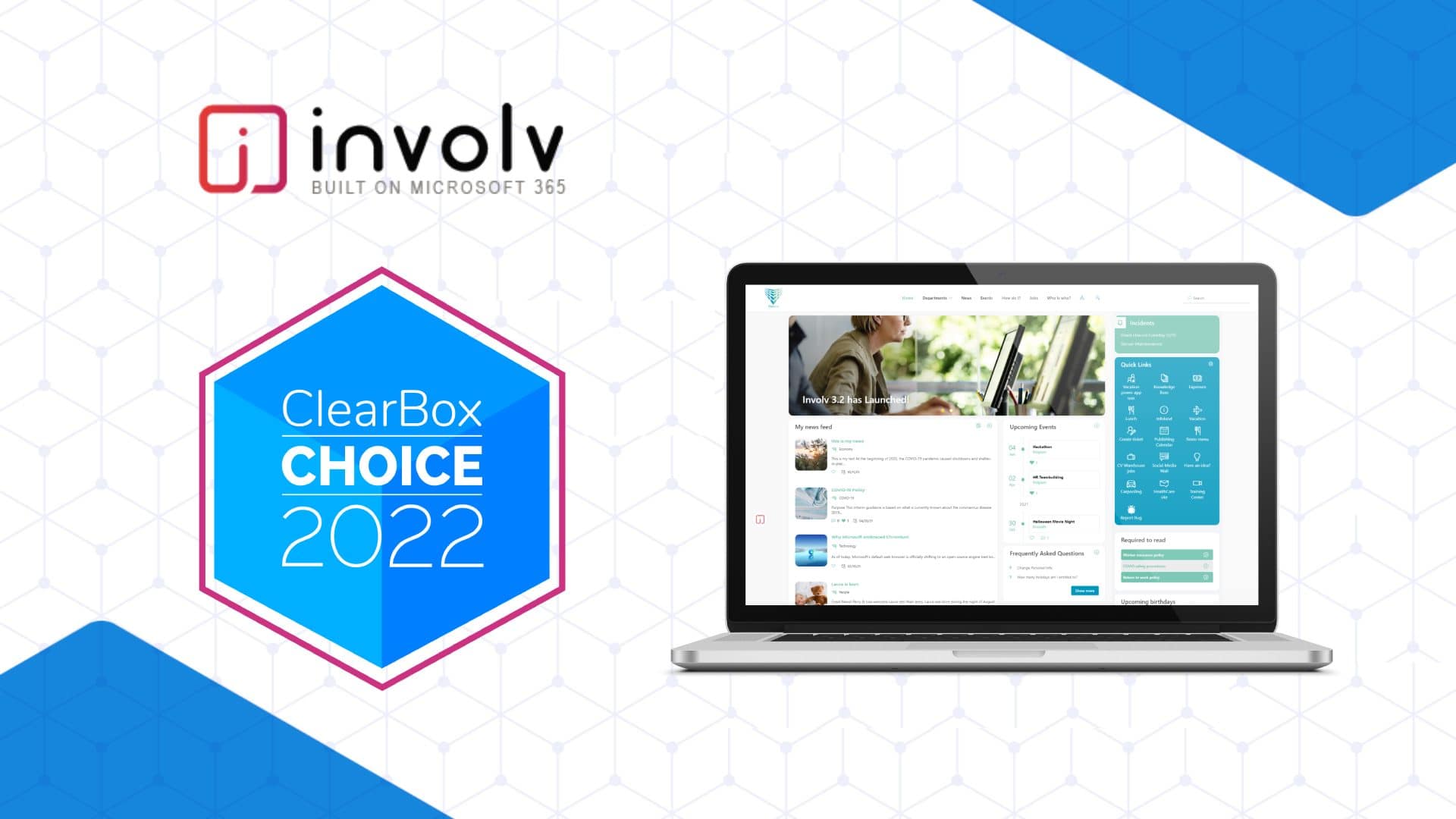 Involv wins the global Intranet Choice award for 2022