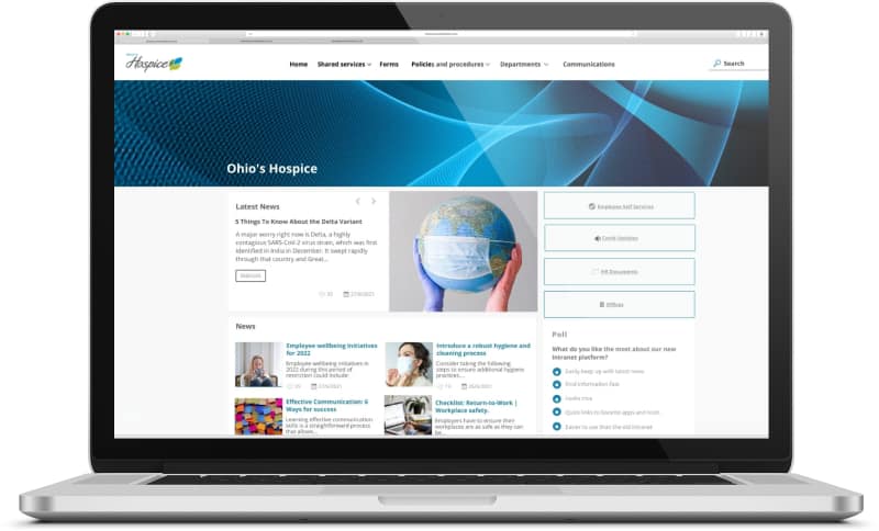 Involv intranet business case: Ohio’s Hospice